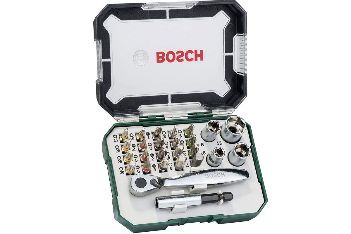 Bộ vặn vít đa năng 26 chi tiết Bosch 2607017322 - Siêu thị Dụng Cụ Vàng