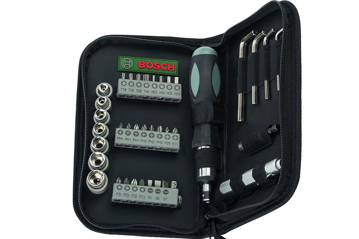 Bộ Vặn Vít Đa Năng 38 chi tiết Bosch 2607019506 - Siêu thị Dụng Cụ Vàng