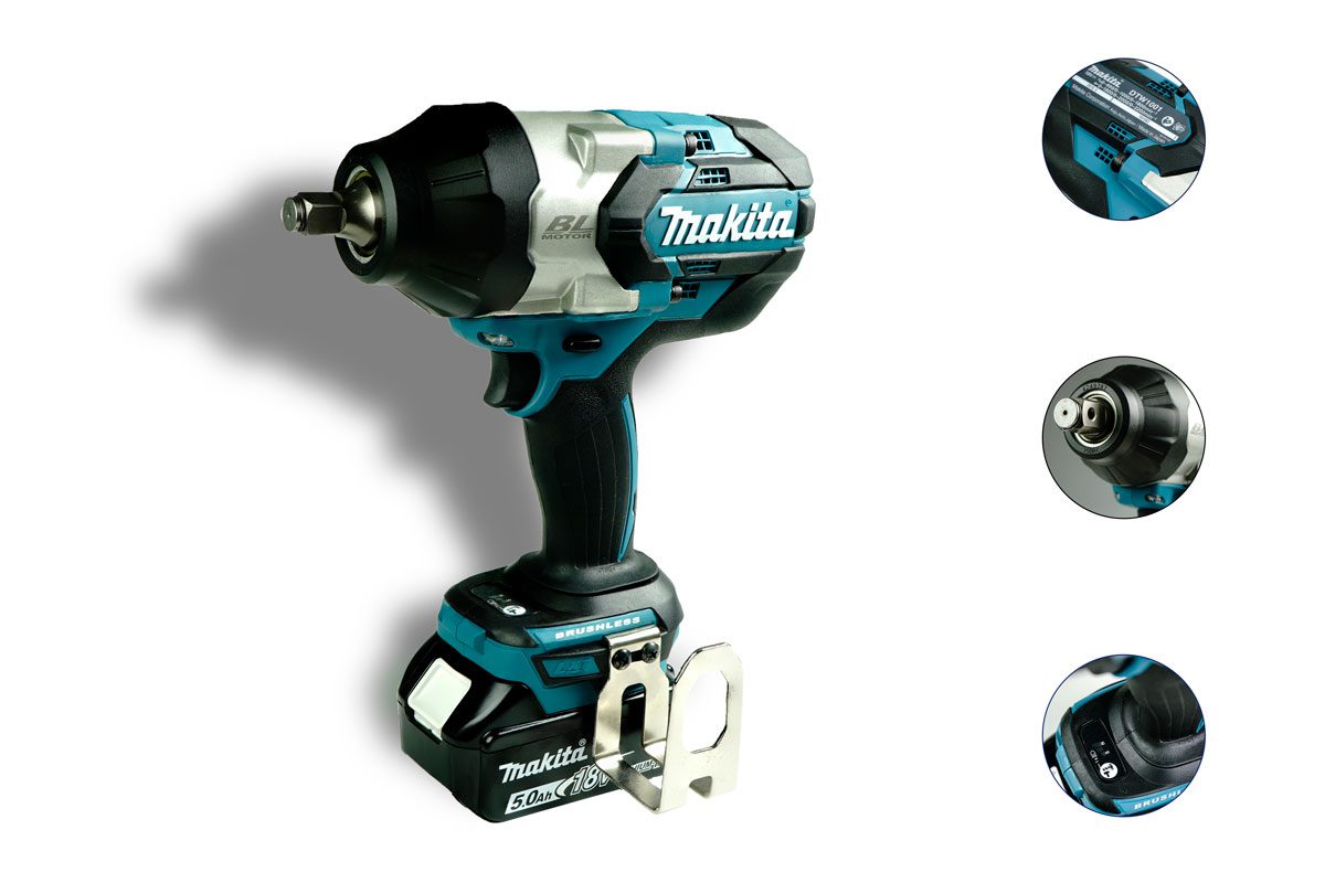 Máy Siết Bu Lông Dùng Pin 18V Makita DTW1002RTJ - Siêu thị Dụng Cụ Vàng