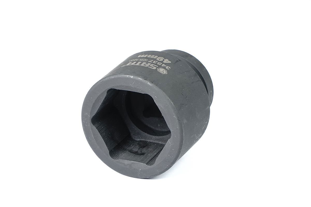 Đầu tuýp đen 6 cạnh 1in - 49mm Sata 34837 - Siêu thị Dụng Cụ Vàng