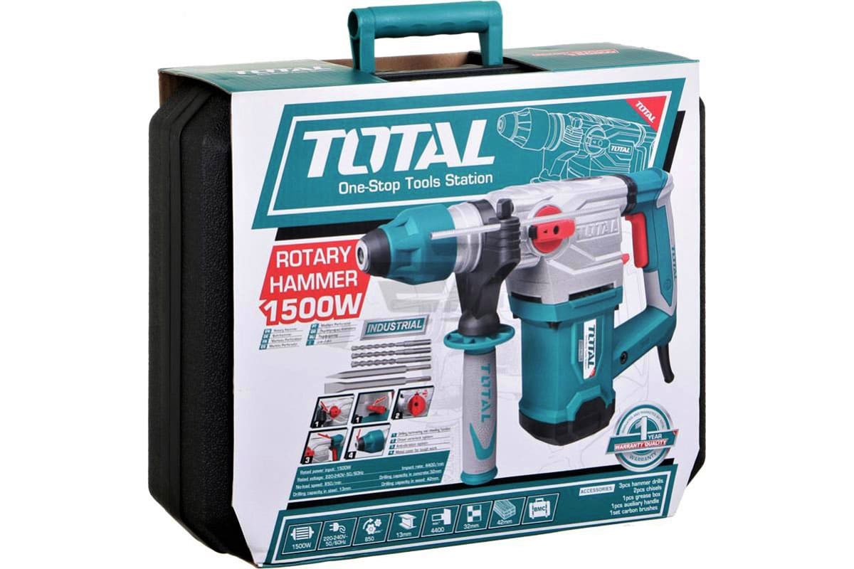 Máy khoan đục bê tông 32mm Total TH1153216 - Siêu thị Dụng Cụ Vàng