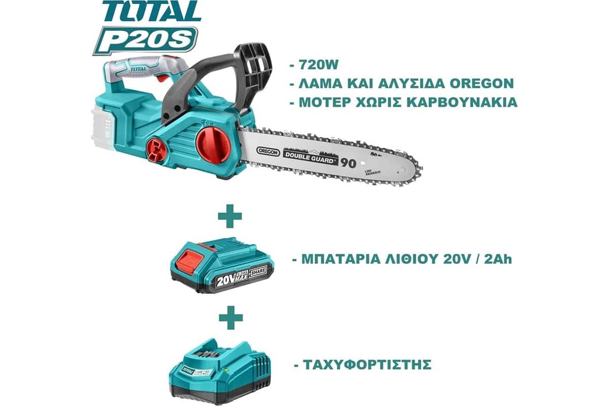 Máy cưa xích pin 20v Total TGSLI2001 - Siêu thị Dụng Cụ Vàng