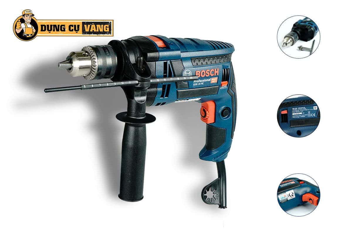 Máy khoan động lực Bosch GSB 16 RE | Dụng Cụ Vàng
