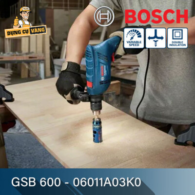 Máy khoan động lực Bosch 13mm GSB 600 - Dụng Cụ Vàng